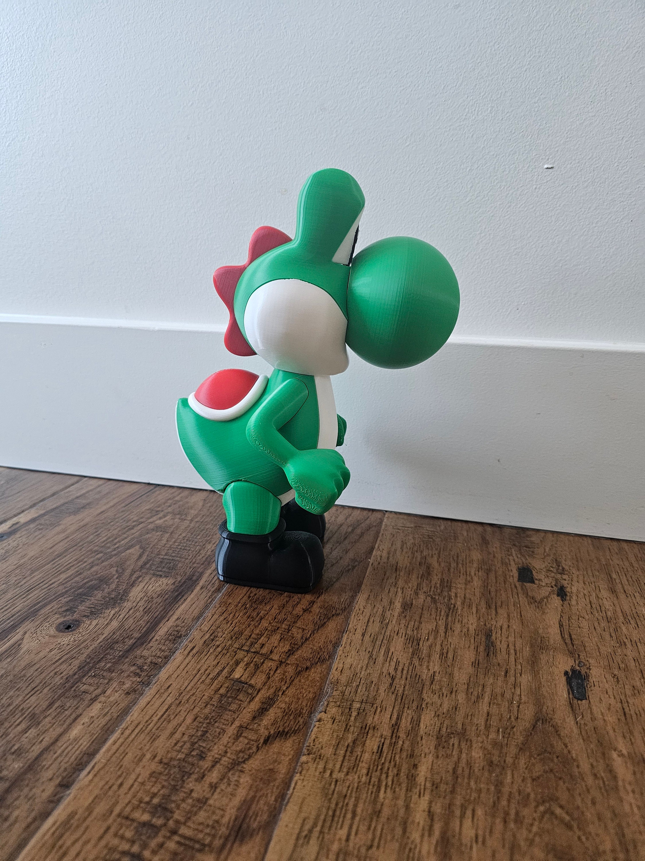10" Yoshi Figurine - 3D Printed, Super Mario - Etsy