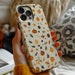 Cute Pumpkin & Autumn Leaves Fall Collage Phone Case, Trendy Aesthetic ...