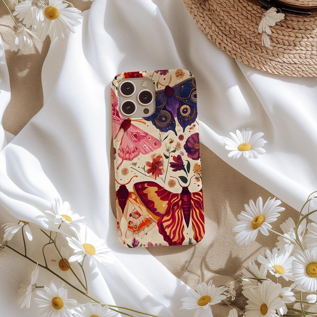 Whimsical Butterfly Floral Cottagecore Phone Case, Nature Lover Gift ...