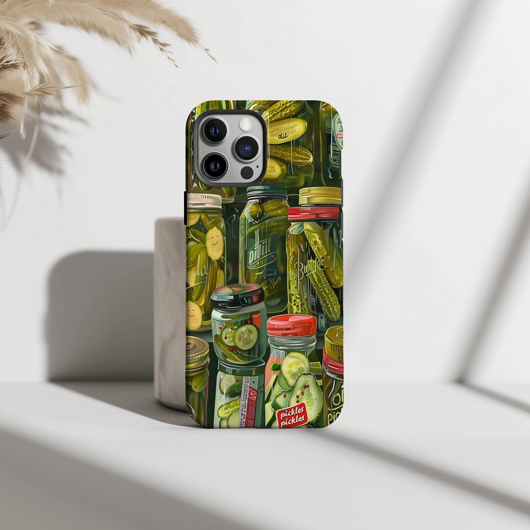 Vintage Pickle Collage Phone Case, in My Pickle Era, Pickle Gift ...