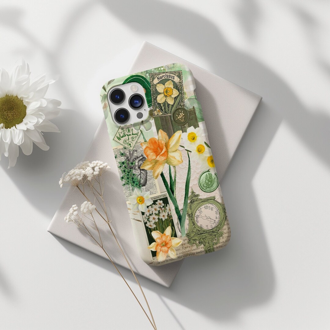 December Birth Flower Collage Phone Case, Birth Month Gifts, Narcissus ...