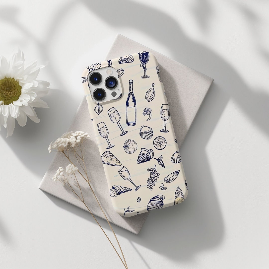 Vintage European Style Collage Phone Case, La Dolce Vita, Euro Summer ...