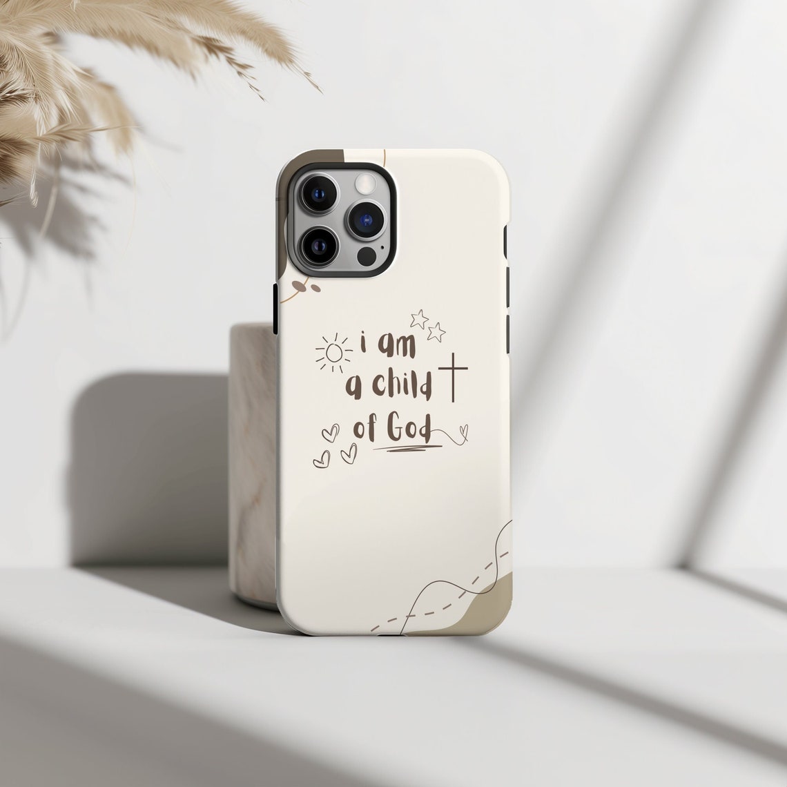 I Am a Child of God Christian Phone Case, Scripture Gift, Bible Verse ...