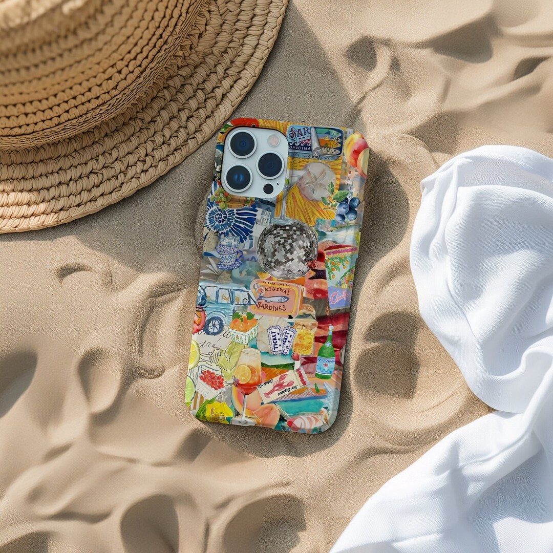 Italian Summer Harvest Collage Phone Case, European Summer, La Dolce ...