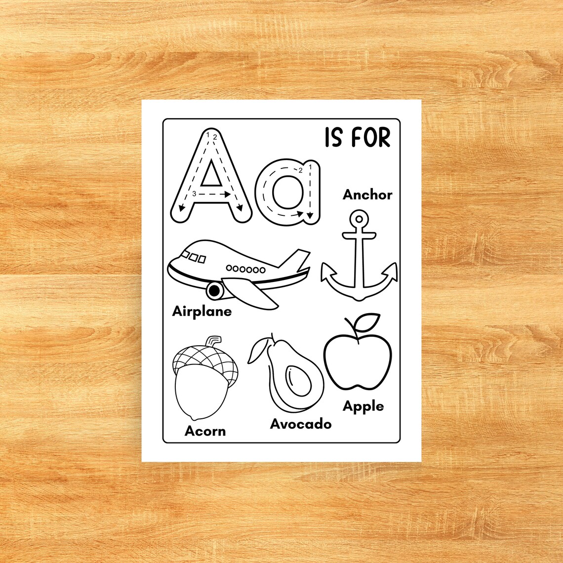Alphabet Fun Activity Booklet Digital Format for Coloring and Tracing ...