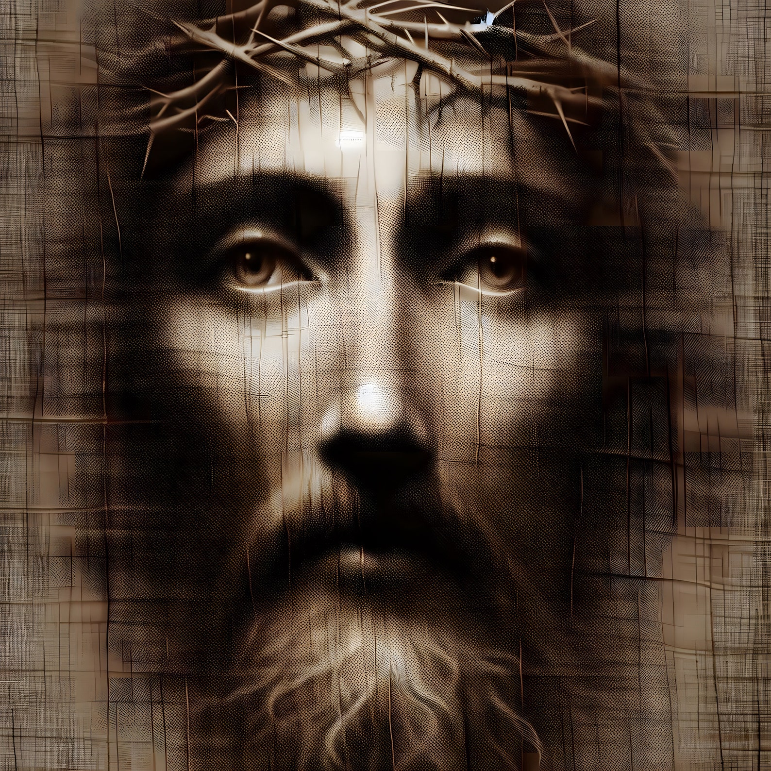 Real Face of Jesus Christ | Jesus Picture | Digital File | Shroud of ...