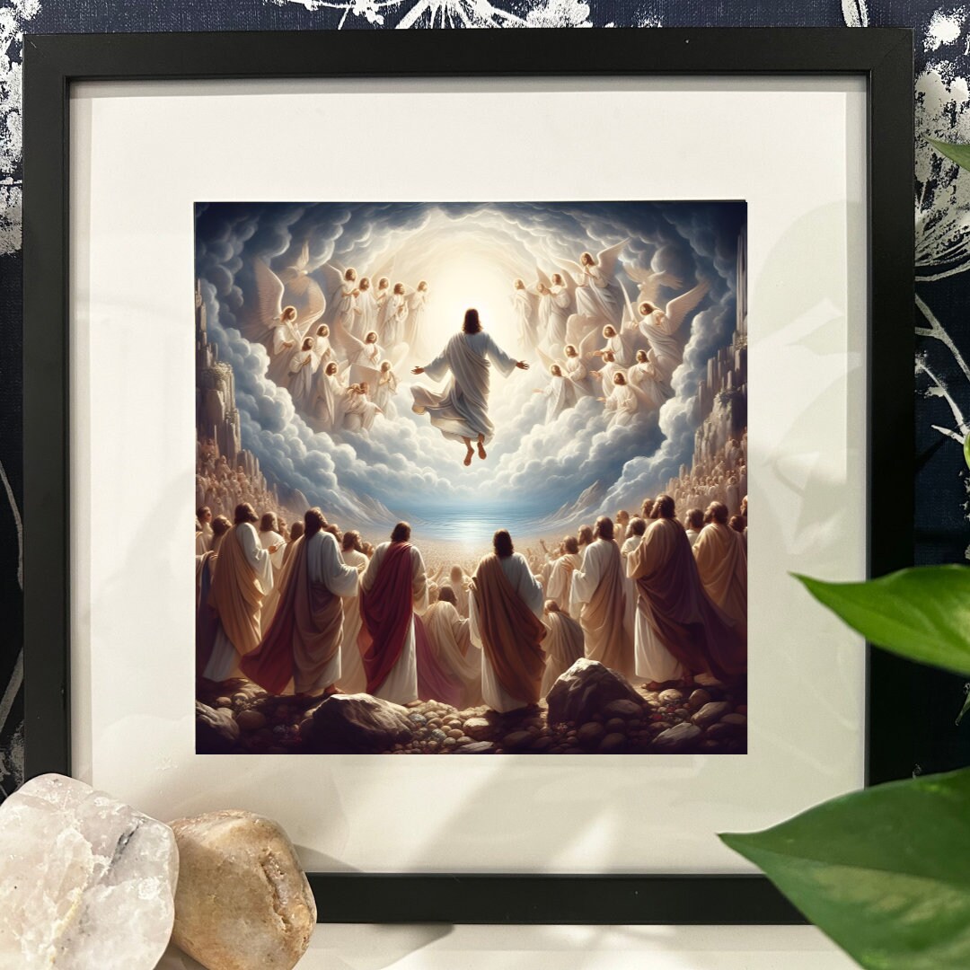The Ascension of Jesus | Christian Artwork | Catholic Artwork | Feast ...