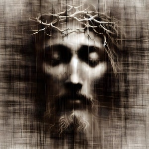 Real Face of Jesus Christ | Jesus Picture | Digital File | Shroud of ...