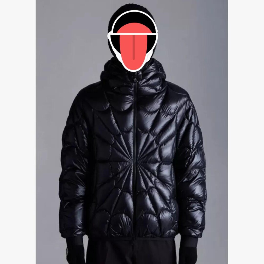 Edward Spider Black Puffer Jacket - Etsy