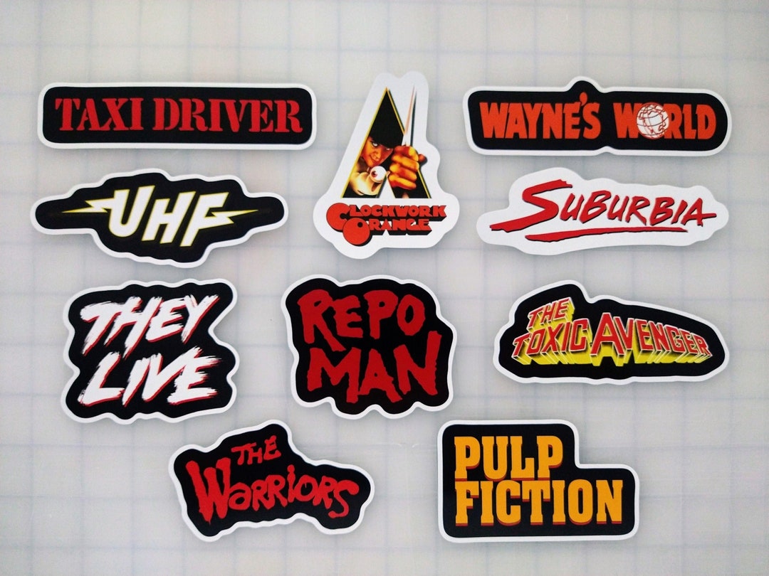 Classic Movie Sticker Pack 10 Stickers Set 4 - Etsy