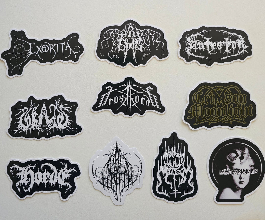 Unblack Metal Sticker Pack - Etsy