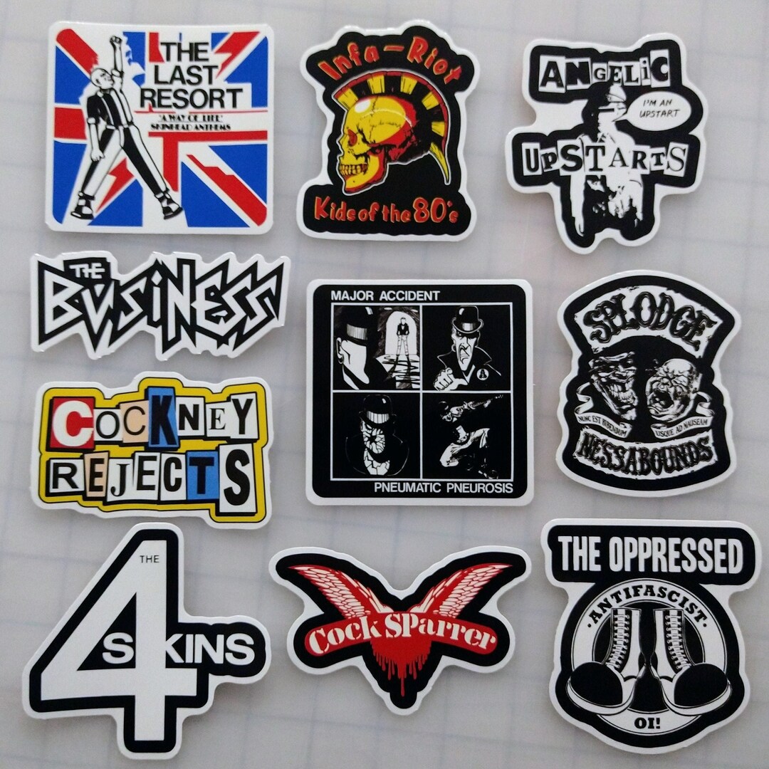 Oi Street Punk Sticker Pack 10 Stickers SET 1 - Etsy