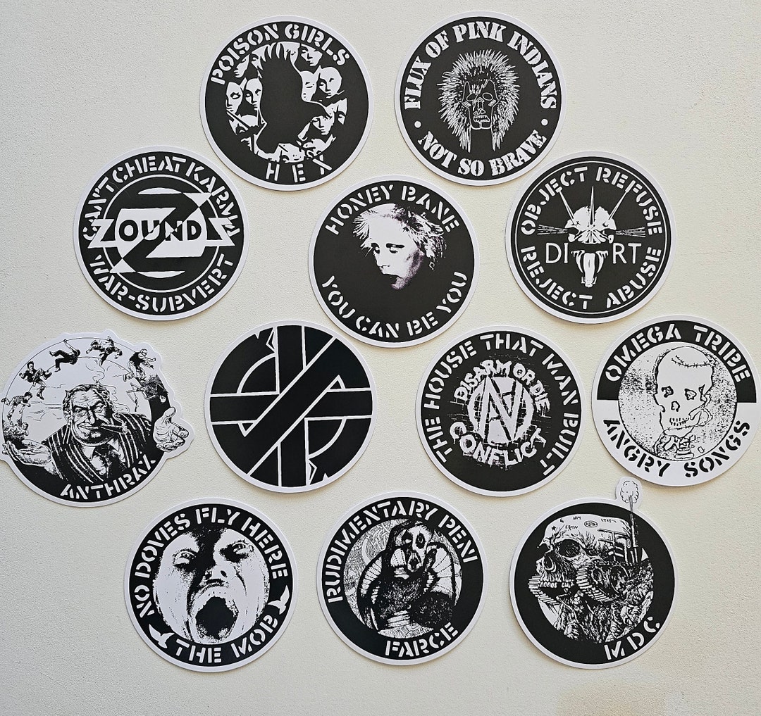 Crass Records Sticker Pack - Etsy