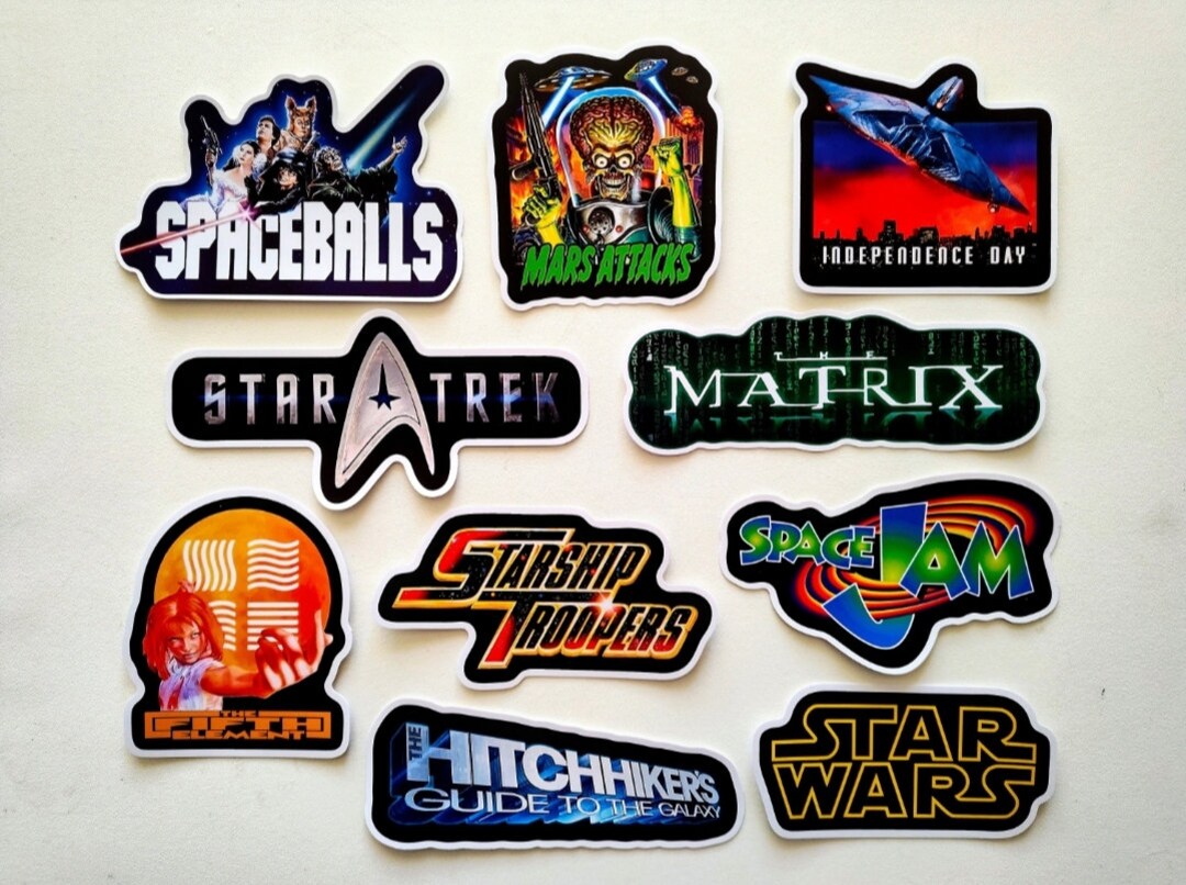 Classic Movie Sticker Pack 10 Stickers Set 7 - Etsy