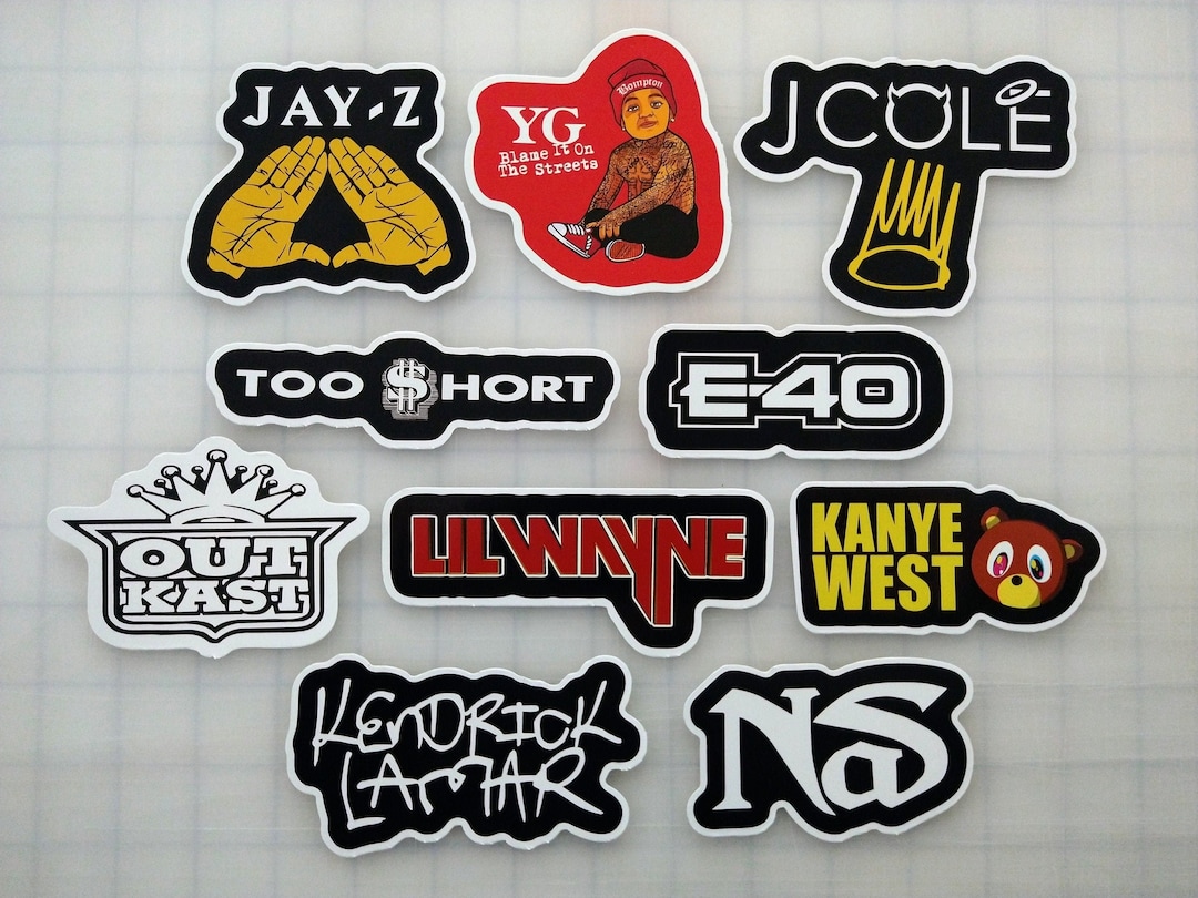 Classic Hip-hop Sticker Pack (10 Stickers) Set 3 - Etsy