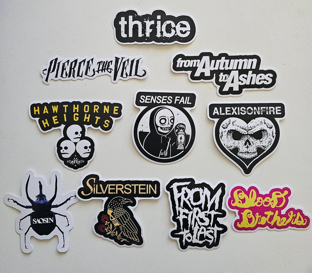Screamo Emo Sticker Pack - Etsy
