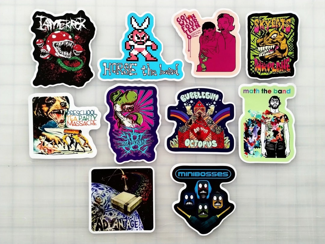 Nintendocore / Cybergrind / Post Hardcore / Screamo Sticker Pack 10 ...