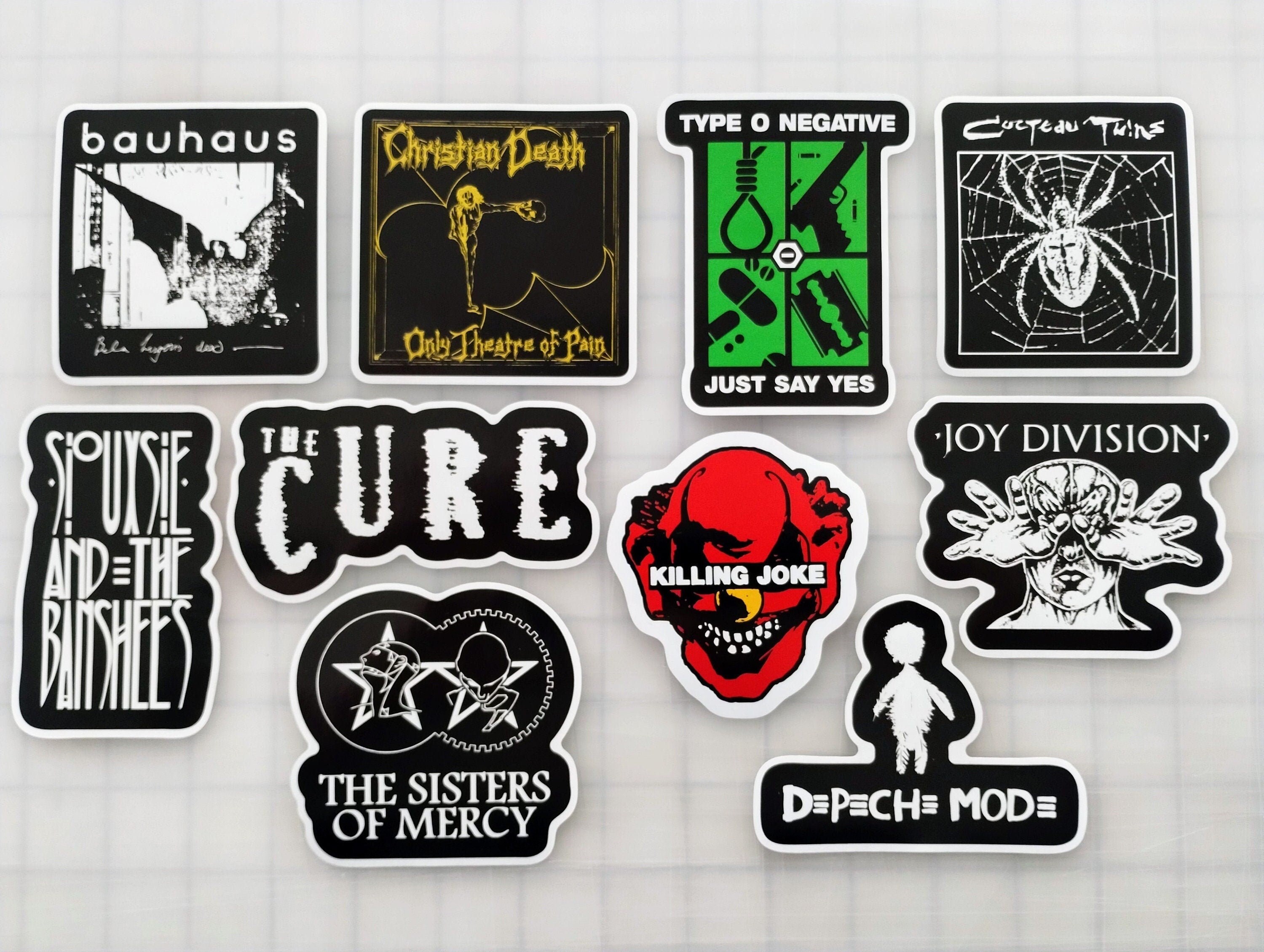 Goth / Gothic Sticker Pack 10 Stickers SET 3 - Etsy