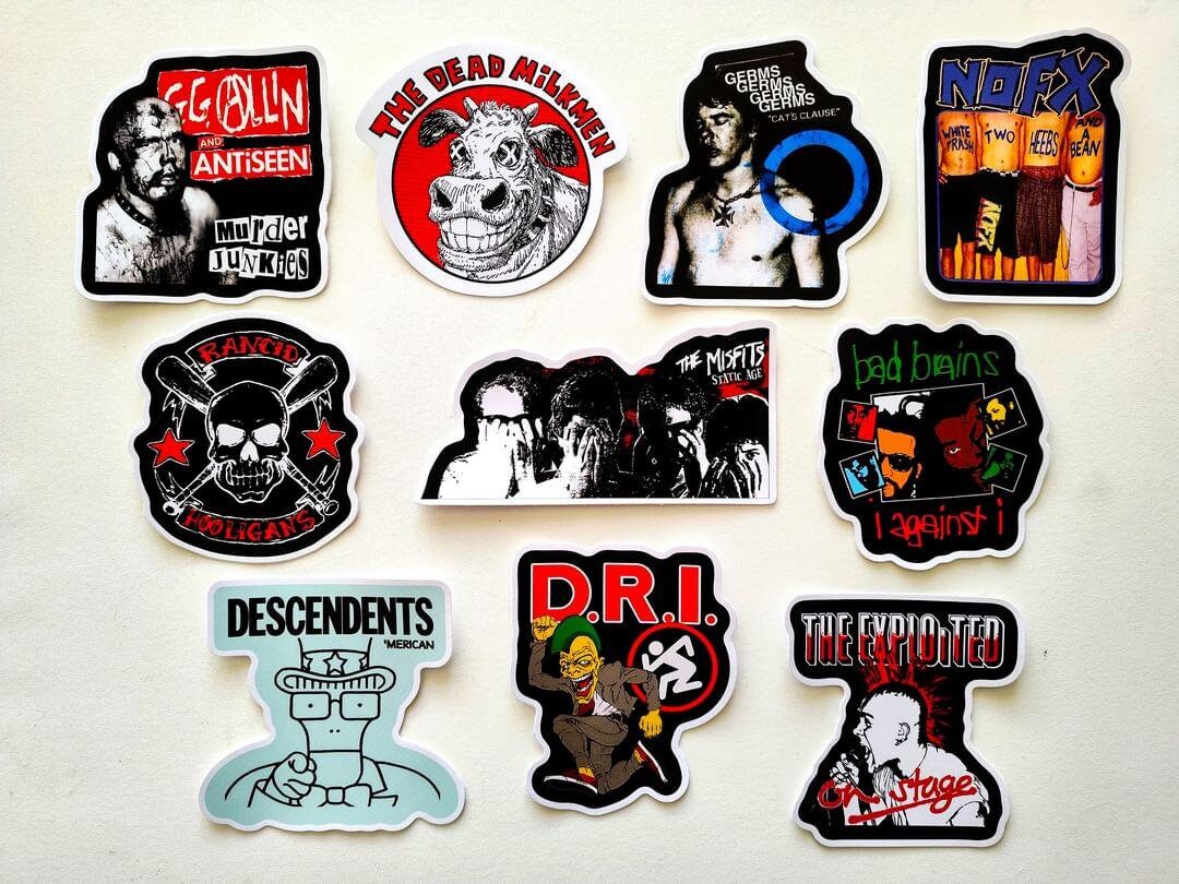 Punk Sticker Pack (10 Stickers) SET 23 - Etsy