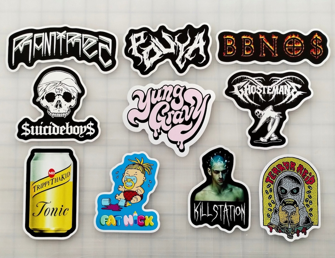 Modern Hip-hop Sticker Pack 10 Stickers Set 3 - Etsy