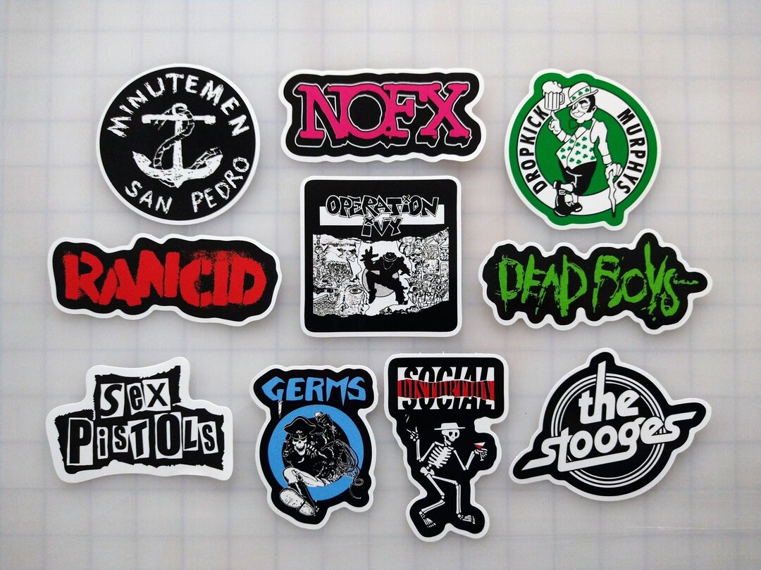 Punk Sticker Pack (10 Stickers) Set 2 - Etsy