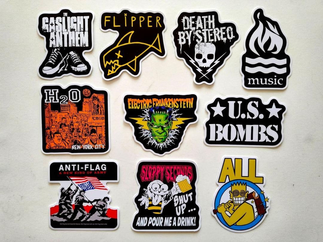 Punk Sticker Pack 10 Stickers SET 29 - Etsy