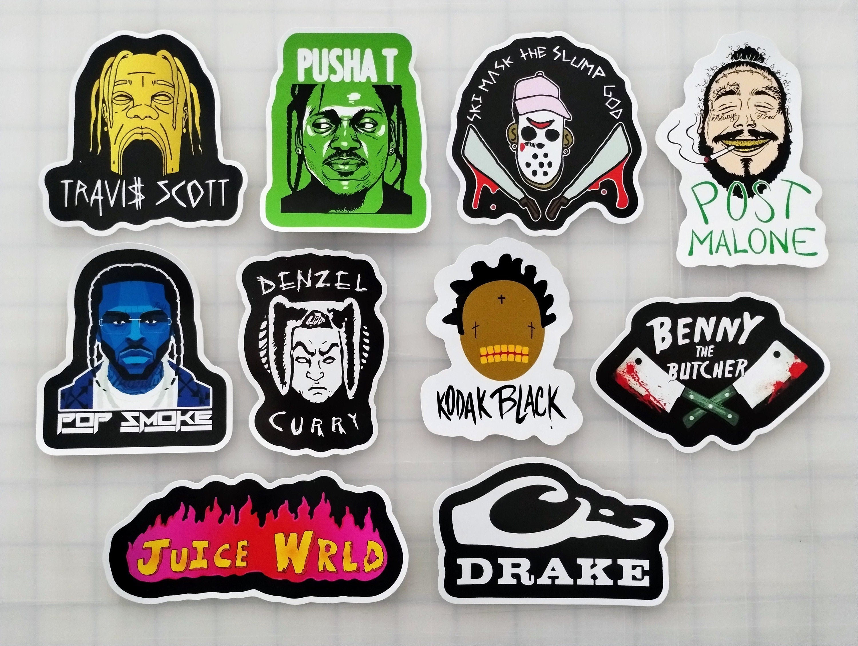 Modern Hip-hop Sticker Pack 10 Stickers Set 2 - Etsy
