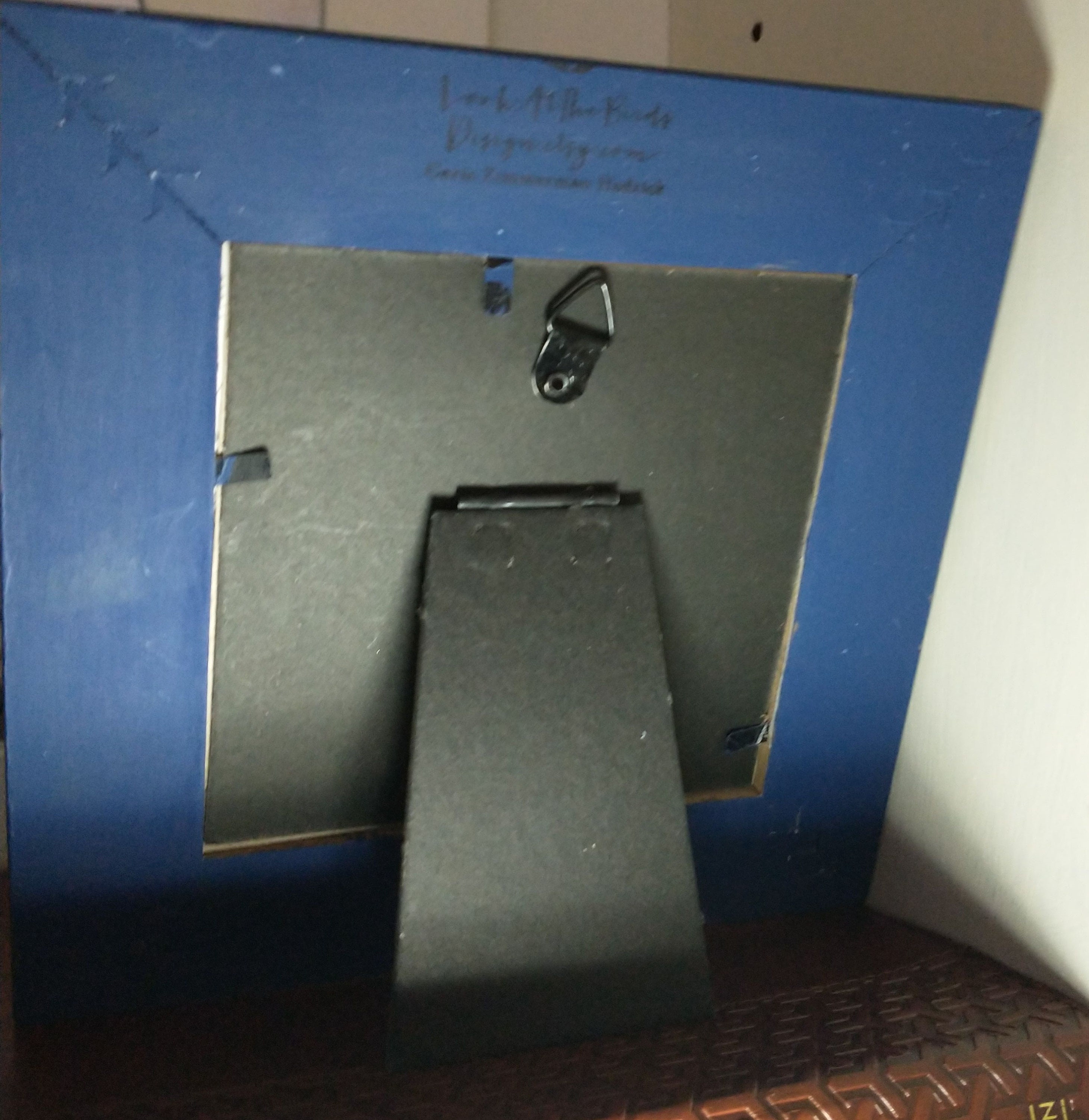 Unique Christian Art Framed Hymn Print With Bird Nest Handmade Home ...