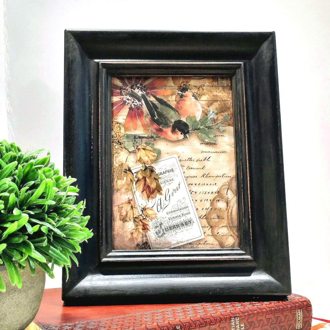 Rustic Bird Wall Art Autumn Farmhouse Decor Shabby Chic Home Accent ...