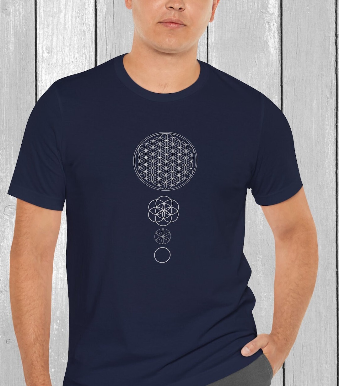 Sacred Geometry Shirt, Sacred Geometry, Yoga Shirt, Spiritual Shirt ...
