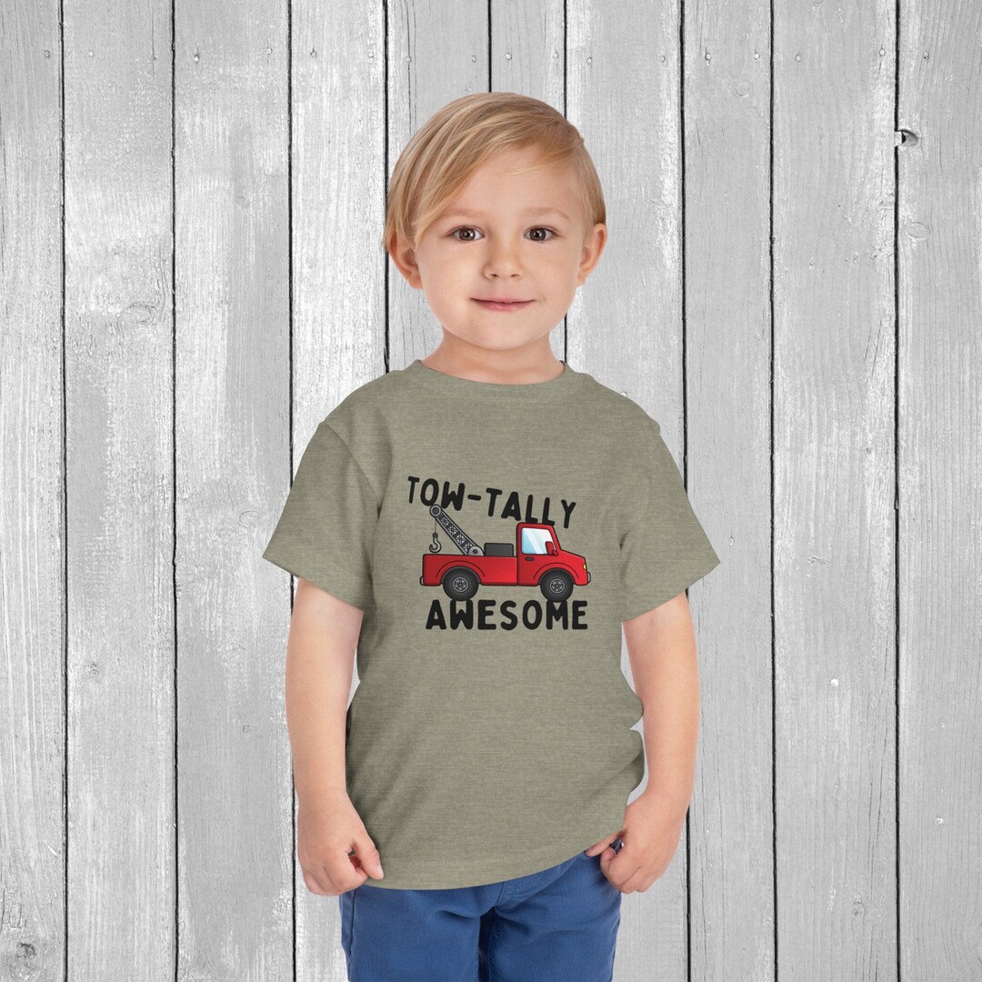 Tow-tally Awesome Shirt, Boy Shirt, Toddler Shirt, Cute Shirt, Fun ...