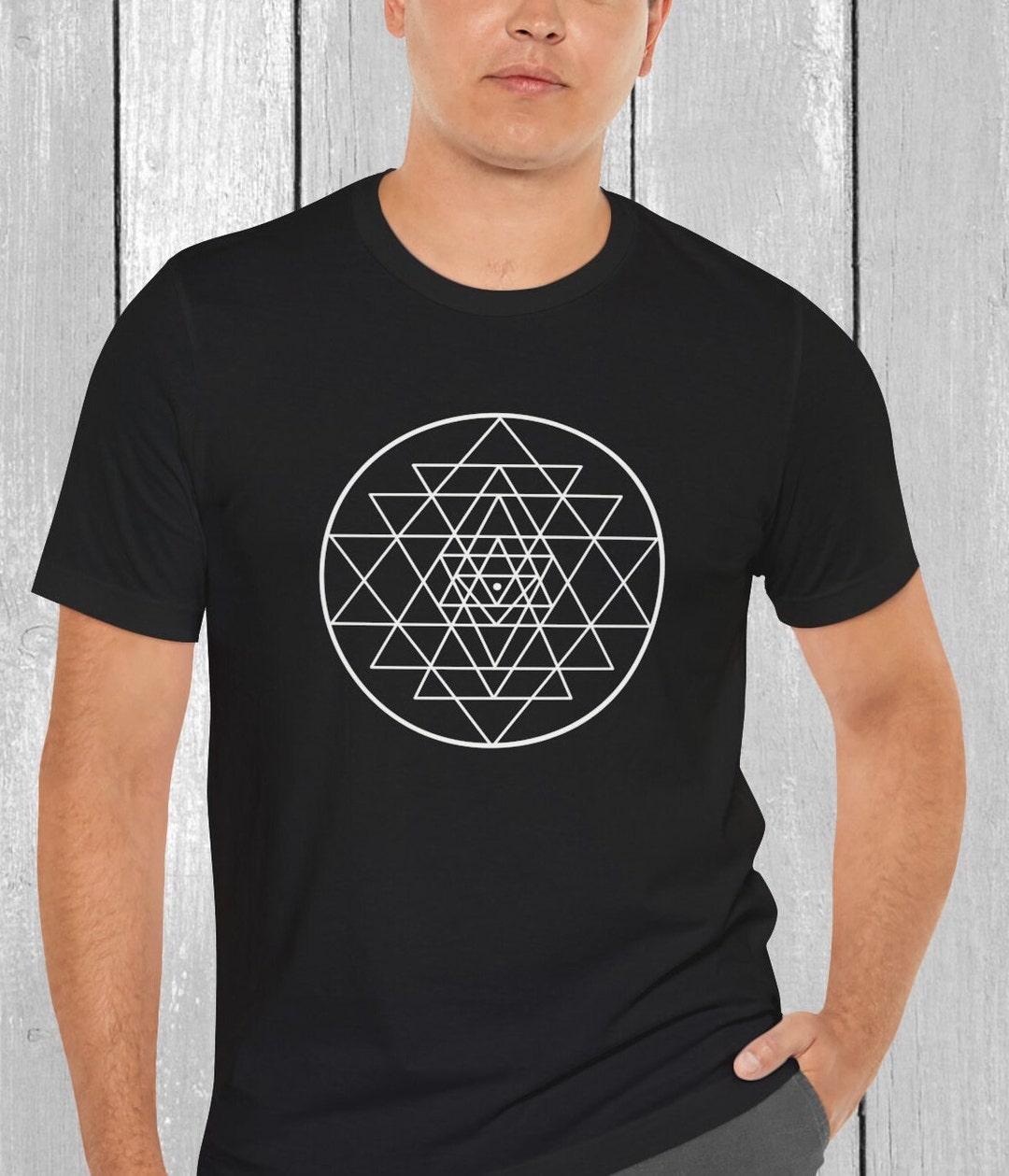 Sri Yantra Shirt, Sacred Geometry Shirt, Sacred Geometry, Yoga Shirt ...