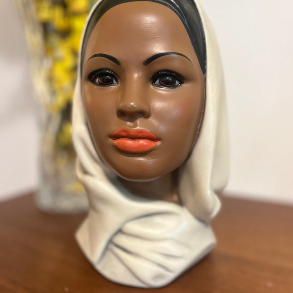 Chalkware Bust - Etsy