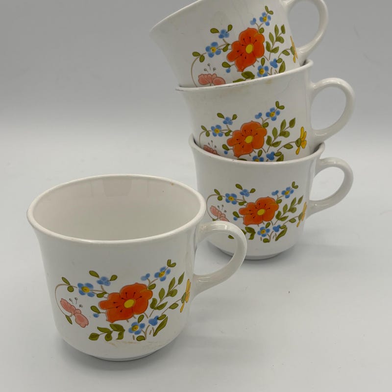 Wildflower Corelle Mugs - Etsy