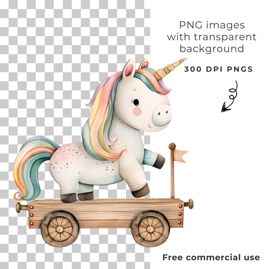 Cute Unicorn Clipart, Baby Unicorn Clipart, Unicorn Png, Rainbow ...