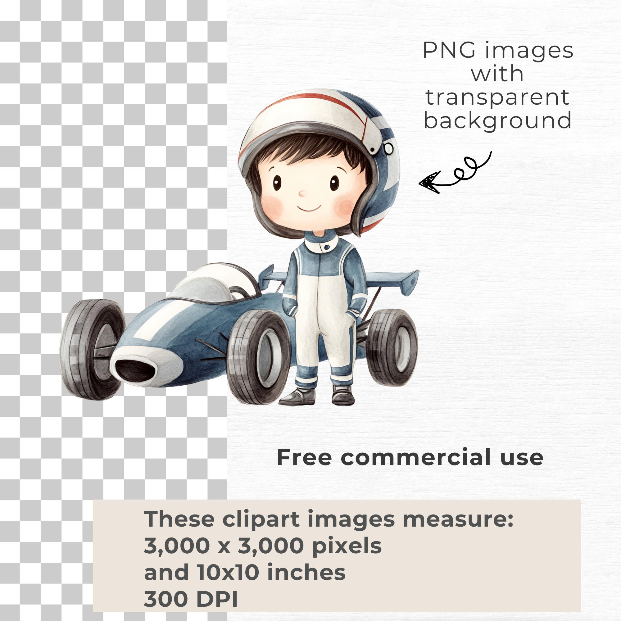 Race Car Clipart, Vintage Race Car Clipart, Cute Racing Car Clipart ...