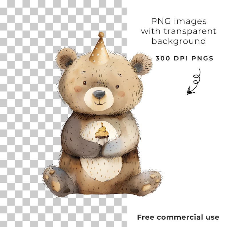 Woodland Animals Clipart, Party Animal Clipart, Woodland Birthday ...