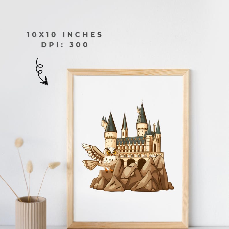 Wizard School Clipart Pack, Magic School PNG, Commercial Use, Wand ...