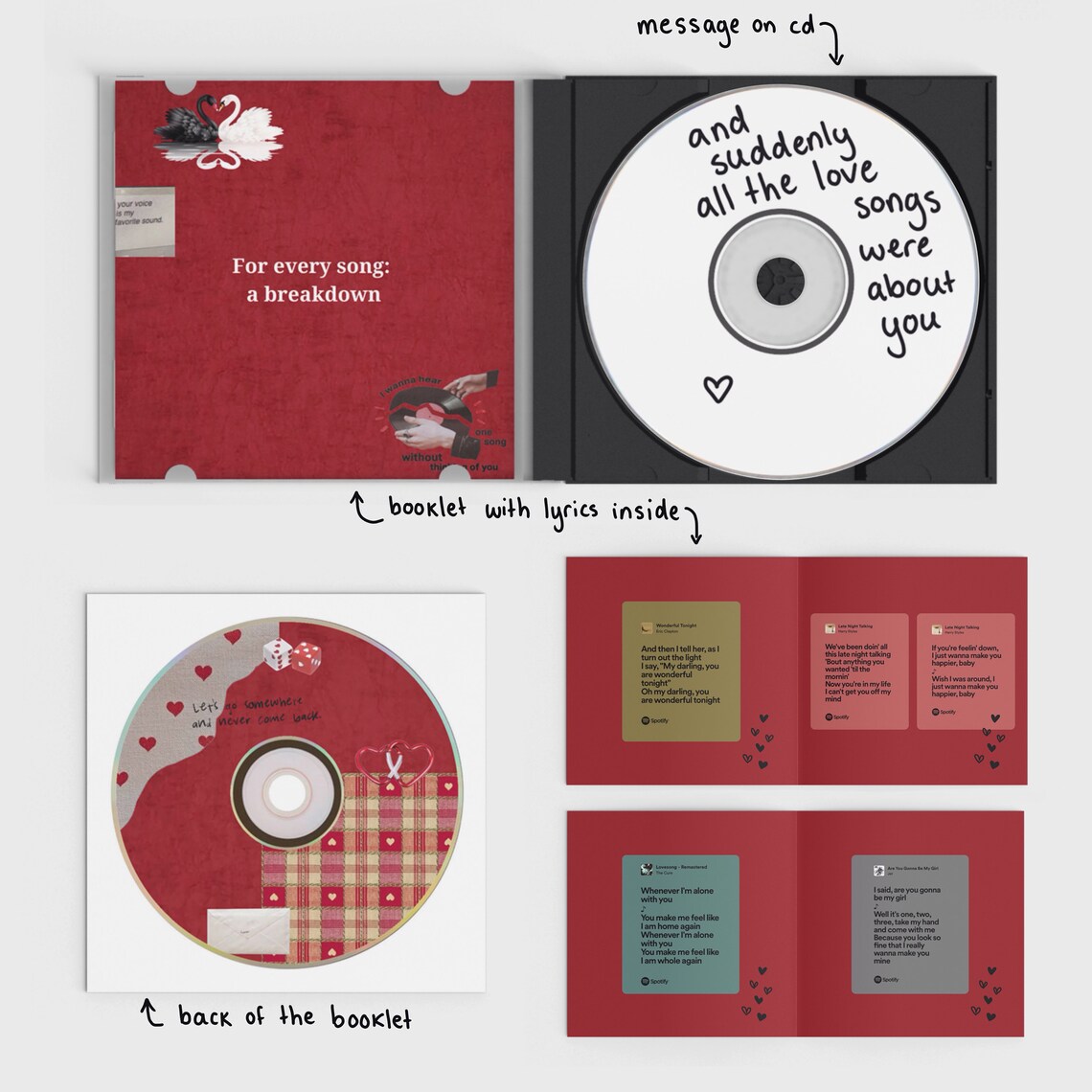 Personalized CD With Scrapbook Style Case - Etsy