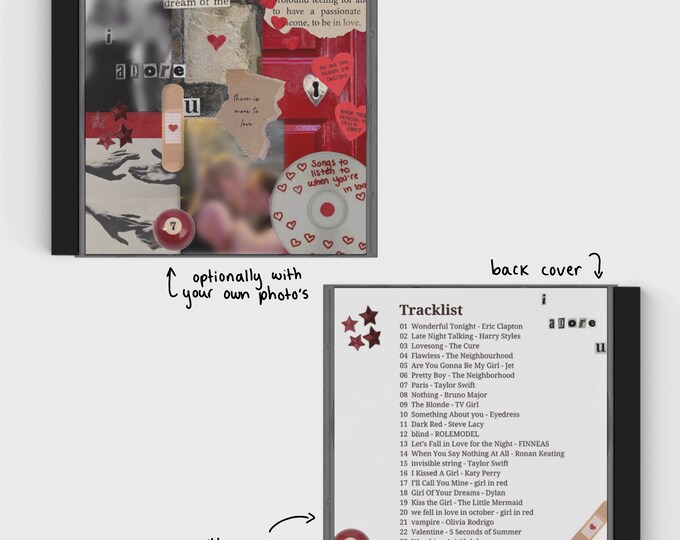 Personalized CD With Scrapbook Style Case - Etsy