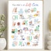ABC List Self Care Printable, A to Z Letters Educational Posters for ...