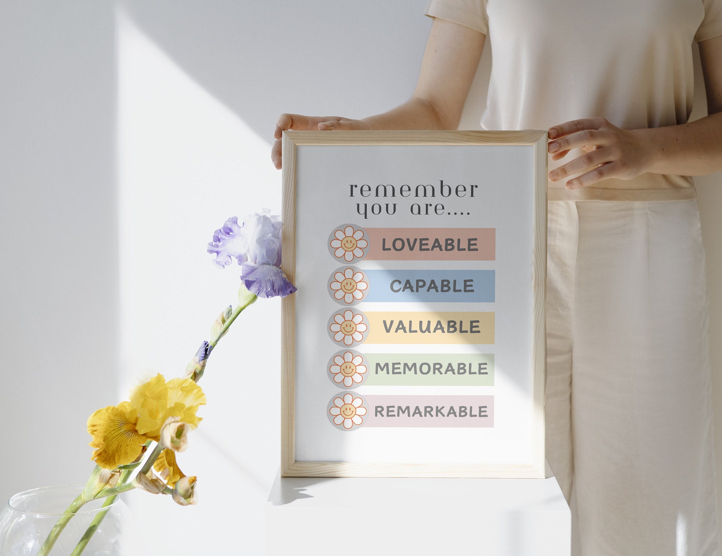 Self-love Poster for Kids , Motivational Printable,classroom Wall Decor ...