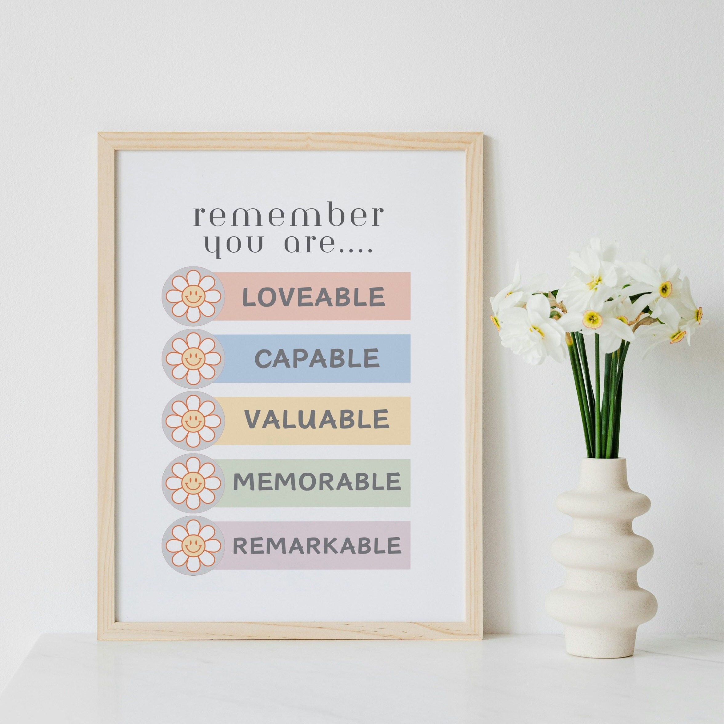 Self-love Poster for Kids , Motivational Printable,classroom Wall Decor ...