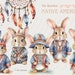 Native Americans Decor Bunny PNG Download, Baby Rabbit PNG, 4th of July ...