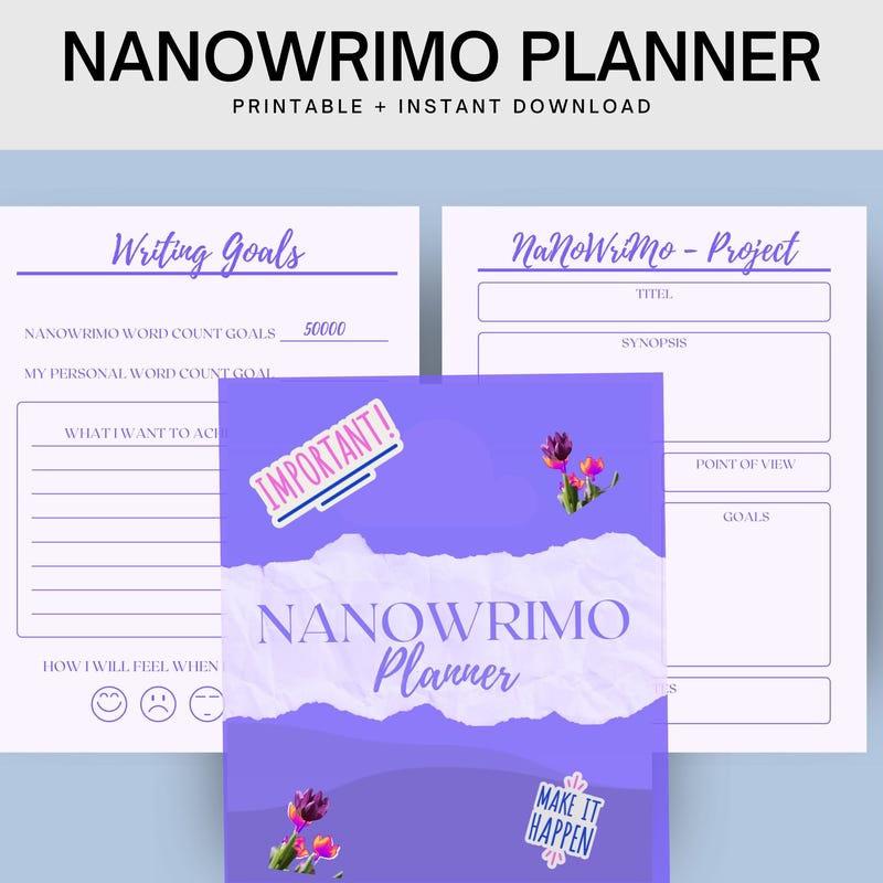 Nanowrimo - Etsy