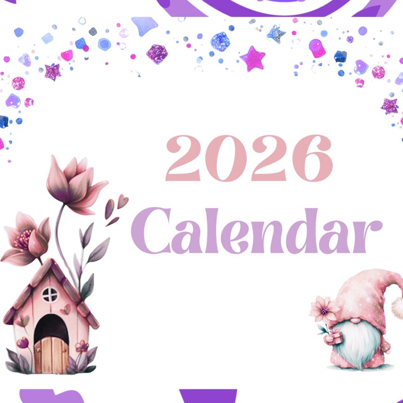 2026 Gnome Calendars - Etsy
