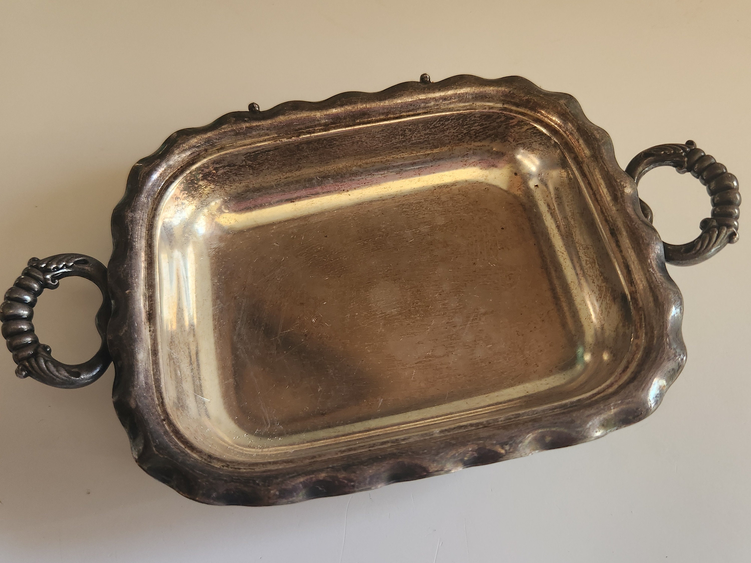 Antique PAIRPOINT Quadruple Silverplate Dome Covered Butter Dish With ...