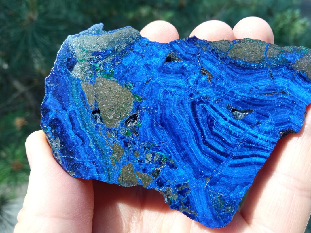 Azurite Polished - Etsy
