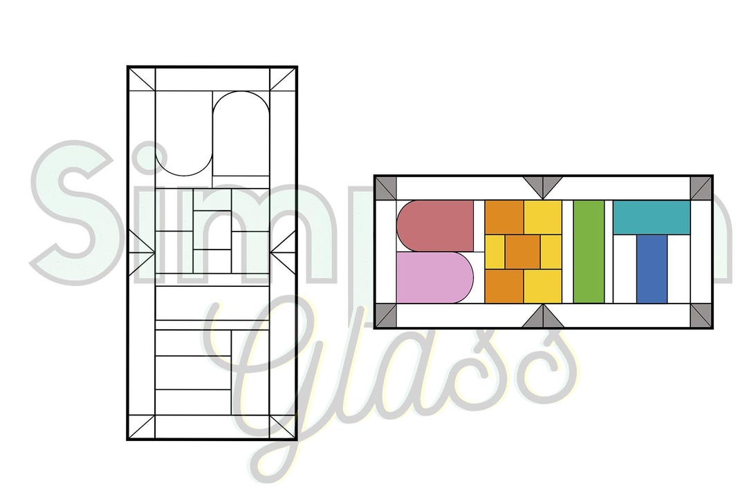 Shit Stained Glass Pattern - Etsy