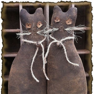 Primitive Cat - Etsy